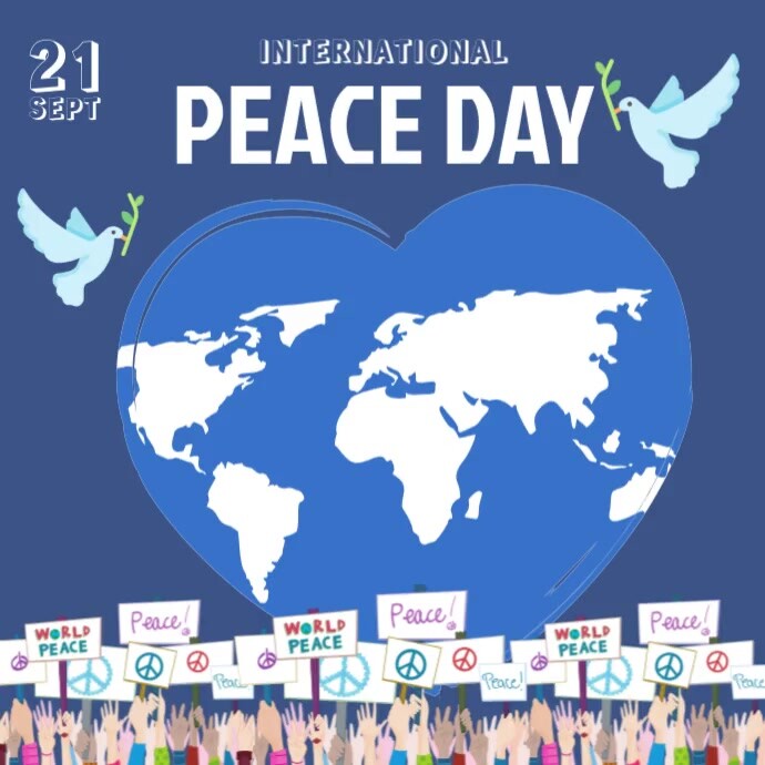 Plantilla de International day of peace template | PosterMyWall