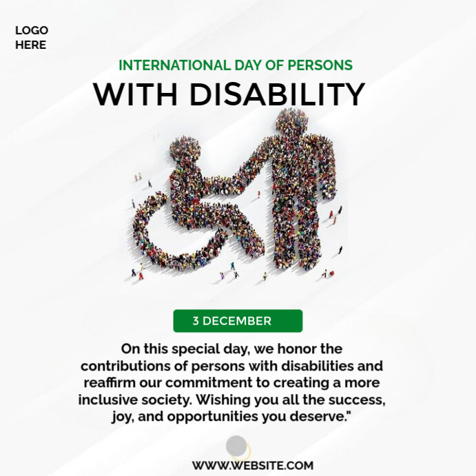 Copy of International day of person with disability | PosterMyWall