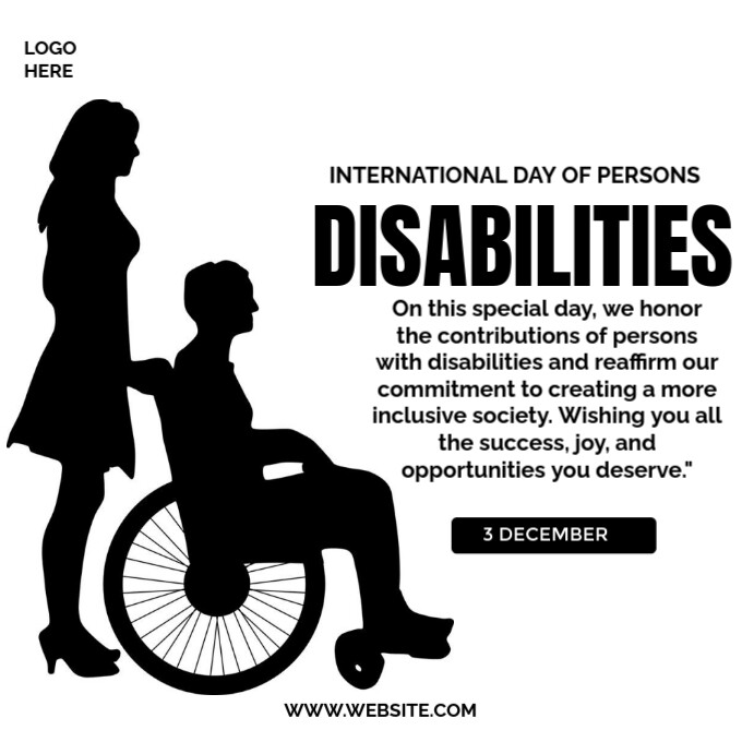 International day of person with disability Template | PosterMyWall