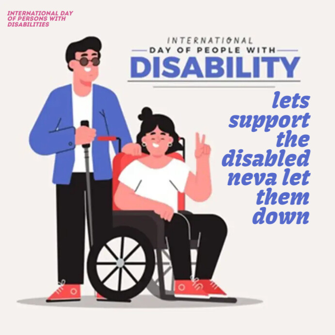 international day of persons with disability Template | PosterMyWall