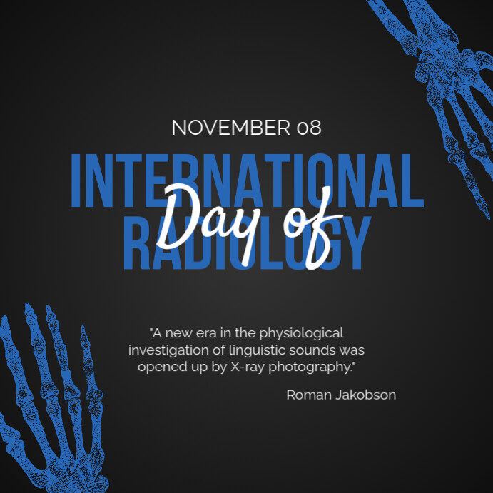 International Day of Radiology Greetings Template | PosterMyWall