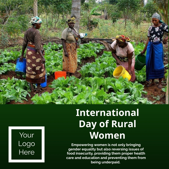 International Day of Rural Women (1) Template | PosterMyWall