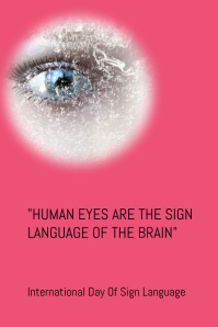 International day of sign language Template | PosterMyWall