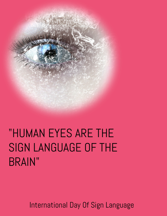 International day of sign language Template | PosterMyWall
