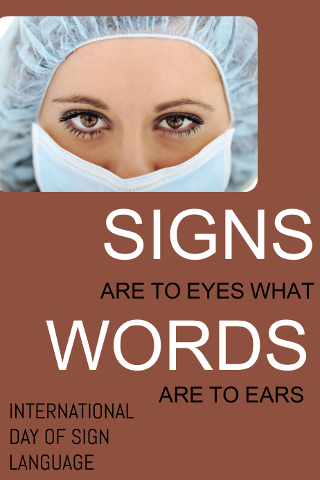 International day of sign language Template | PosterMyWall