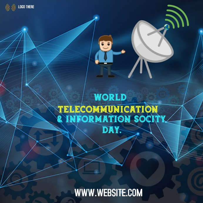 International day of telecommunications Template | PosterMyWall