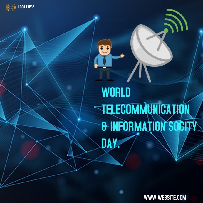 International day of telecommunications Template | PosterMyWall