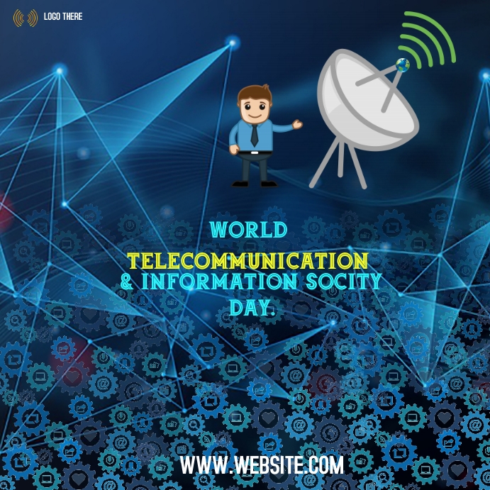 International day of telecommunications Template | PosterMyWall