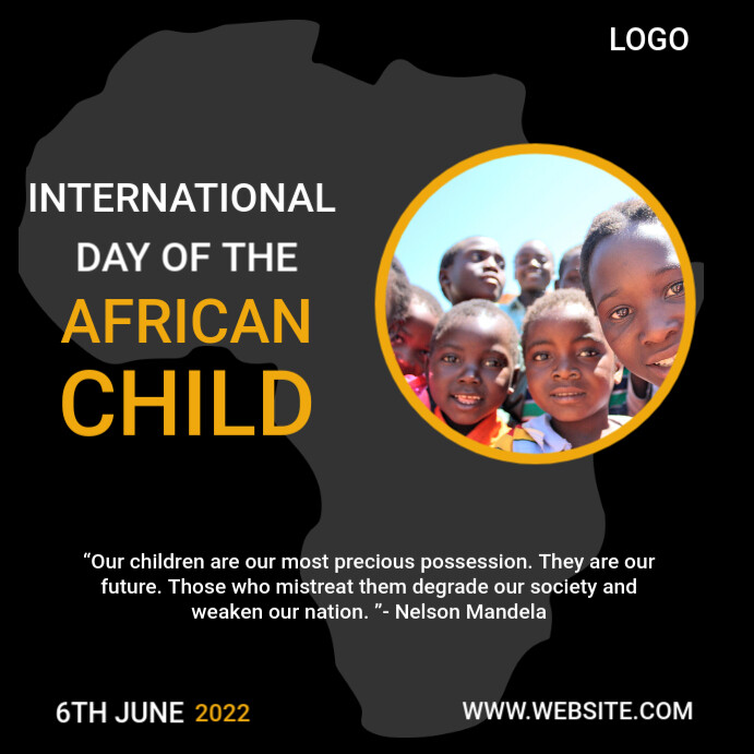 Copy of International day of the African child | PosterMyWall