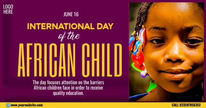 International Day of the African Child post t Template | PosterMyWall