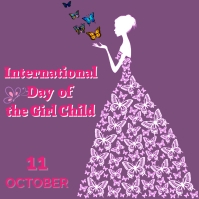 Women Day - Girl Child International Day Template | PosterMyWall