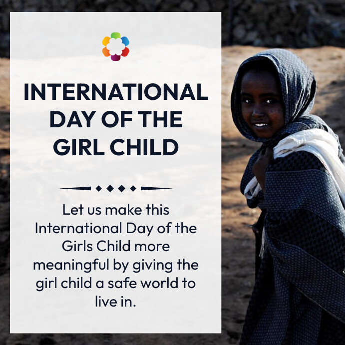 Copy of International Day of the Girl Child | PosterMyWall