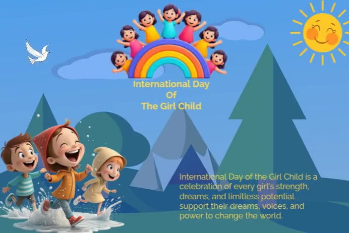 International Day of the Girl Child Template | PosterMyWall