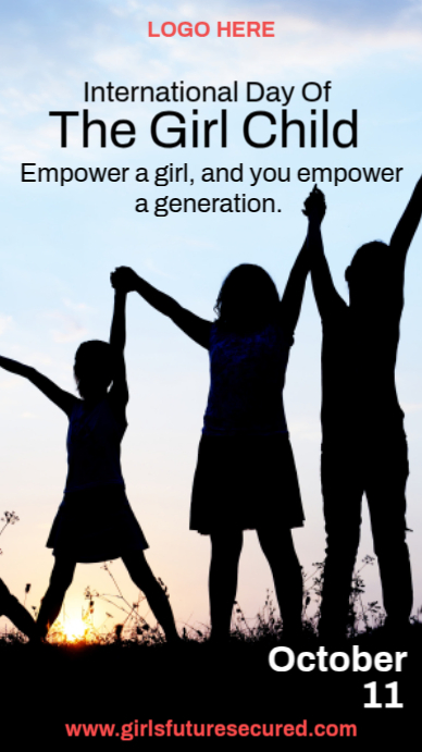 International Day of the Girl Child Template | PosterMyWall