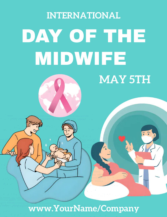 International Day Of The Midwife Flyer Templa Template | PosterMyWall