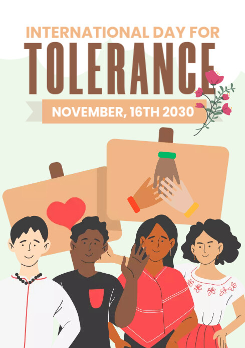 international day of tolerance template | PosterMyWall