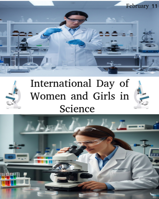 International Day of Women and Girls in Science Template | PosterMyWall