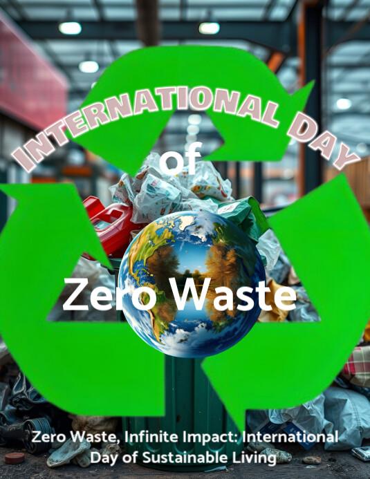 International Day of Zero Waste Template | PosterMyWall