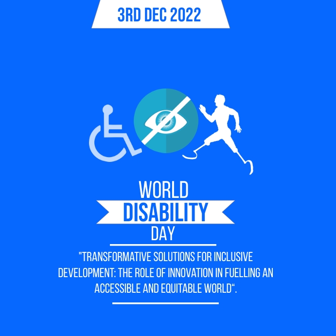 INTERNATIONAL DISABILITY DAY (1) Template | PosterMyWall
