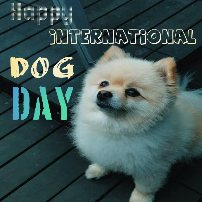 Copy of International Dogs Day Instagram Post | PosterMyWall