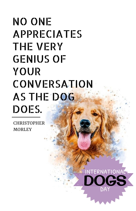 Copy of international dogs day TABLOID template | PosterMyWall