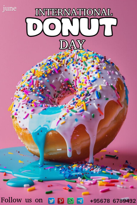 International donut day Template | PosterMyWall