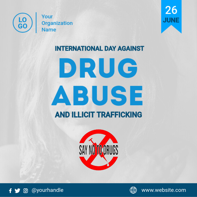 Copy of International Drug Abuse Day Flyer | PosterMyWall