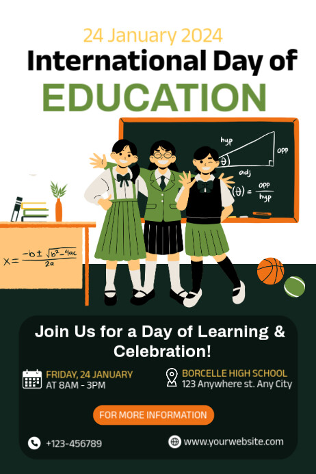 Copy of International Education day Poster | PosterMyWall