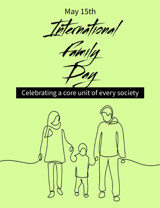 International Family Day Template | PosterMyWall