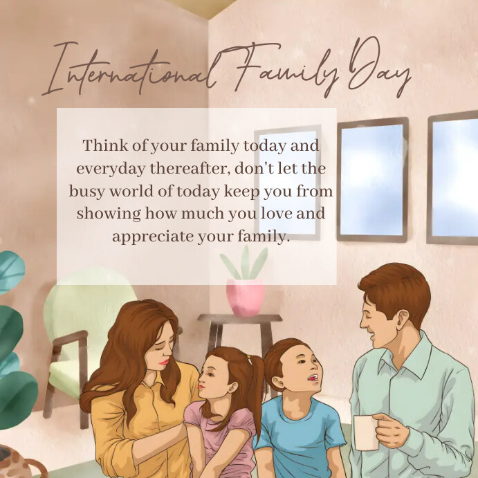 International family day template | PosterMyWall