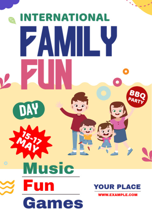 iNTERNATIONAL Family Fun Template | PosterMyWall