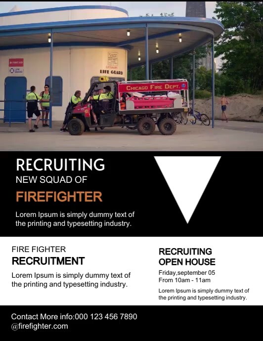 Copy of international fire fighters day flyer design | PosterMyWall