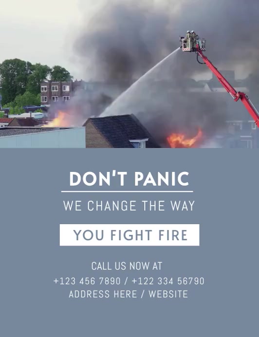 Plantilla de international fire fighters day flyer design | PosterMyWall