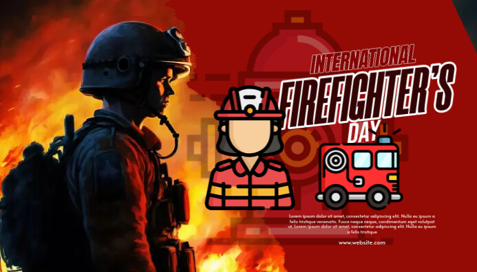 International Firefighters' Day Template | PosterMyWall