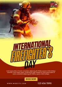 International Firefighters' Day Poster Templa Template | PosterMyWall