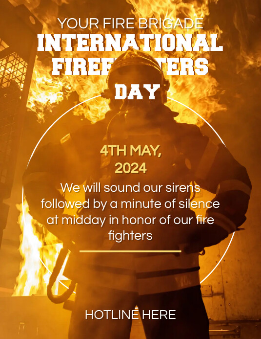 International Firefighters Day Template | PosterMyWall