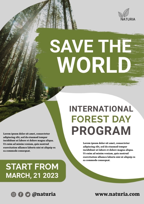 Copy of INTERNATIONAL FOREST DAY TEMPLATE | PosterMyWall