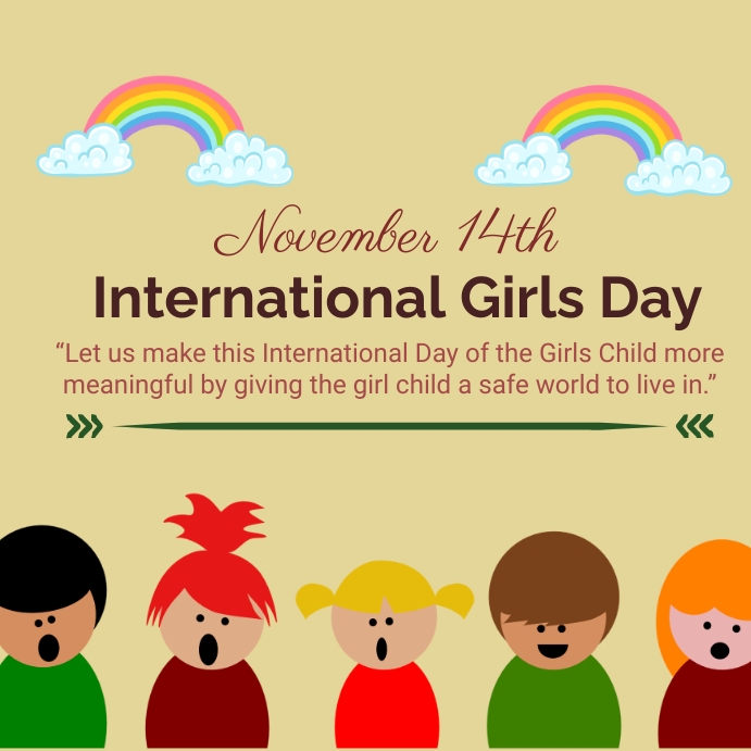 International girls day Template | PosterMyWall