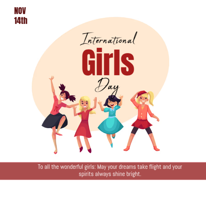 international girls day Template | PosterMyWall
