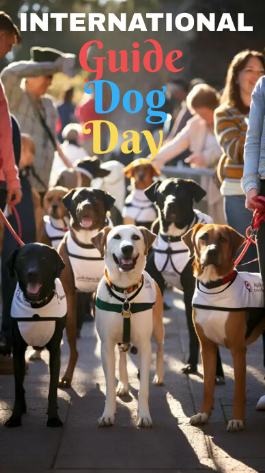 International Guide Dog Day Poster Template | PosterMyWall