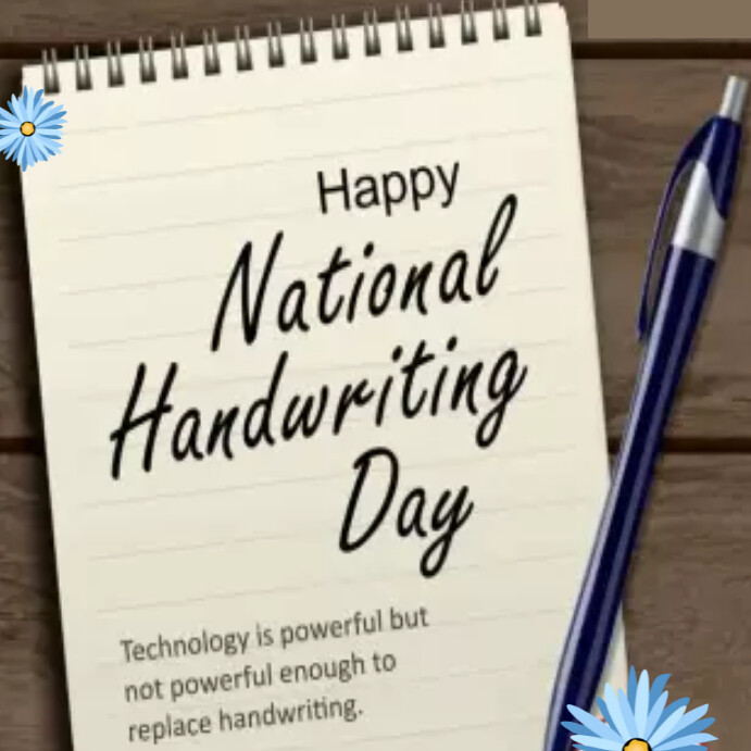 International handwriting day Instagram post Template | PosterMyWall