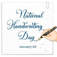international handwriting day instagrame post Template | PosterMyWall