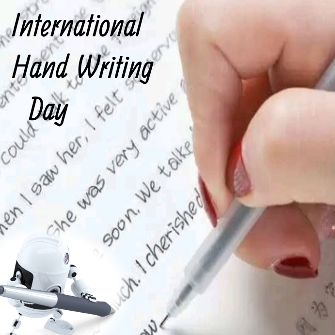 Modèle International handwriting Instagram post | PosterMyWall