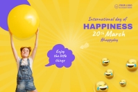 International Happiness Day Ads Template | PosterMyWall
