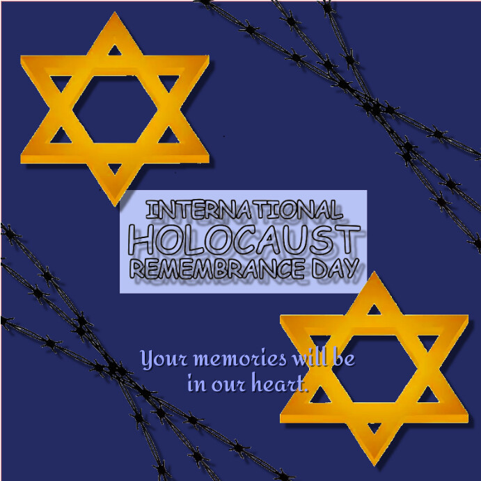 International holocaust remembrance day templ Template | PosterMyWall