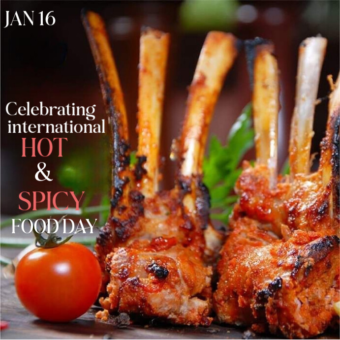 International hot and spicy day Template | PosterMyWall