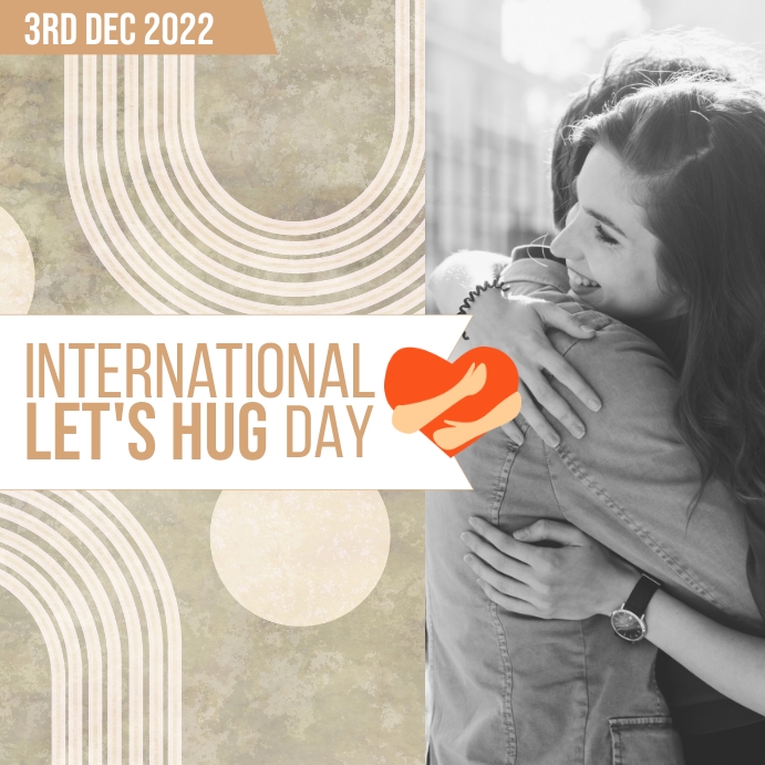 INTERNATIONAL HUG DAY (3) Template | PosterMyWall