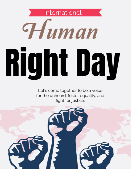International human rights day Template | PosterMyWall