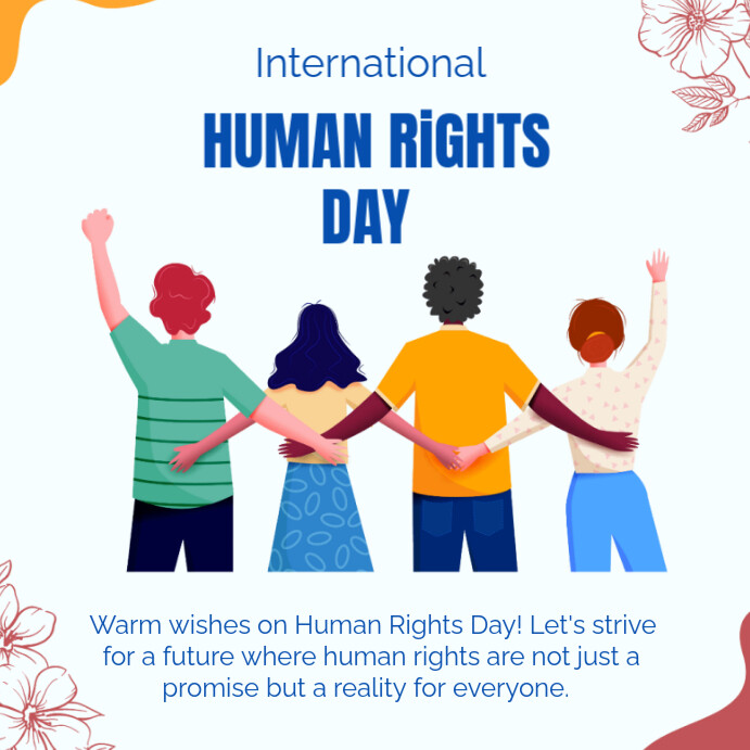 International human rights day Template | PosterMyWall