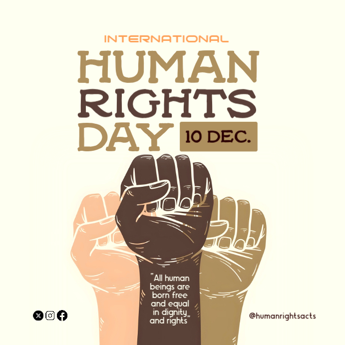 Plantilla de international human rights day | PosterMyWall